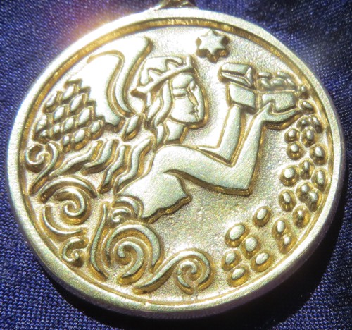 Golden Bronze Picatrix House Based Talisman for Great Abundance and Success