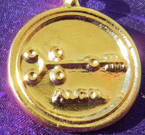 Gold Plated Silver Fixed Star Sigil of Algol Protection Talisman