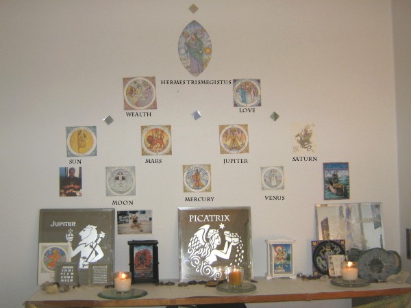 Astrological Altar Examples