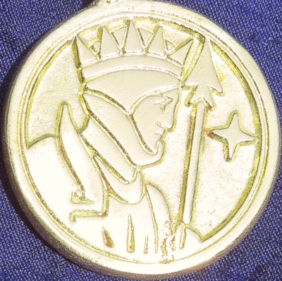 Golden Bronze Mars Talisman