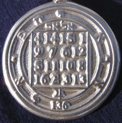 Silver Jupiter in Pisces Planetary Table Talisman for Prosperity & Good ...