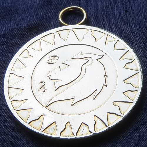 Bronze Jupiter Cancer Cazimi Talisman