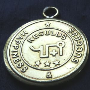 Bronze Fixed Star Regulus Success and Happiness Talisman