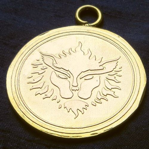 Bronze Fixed Star Regulus Success and Happiness Talisman